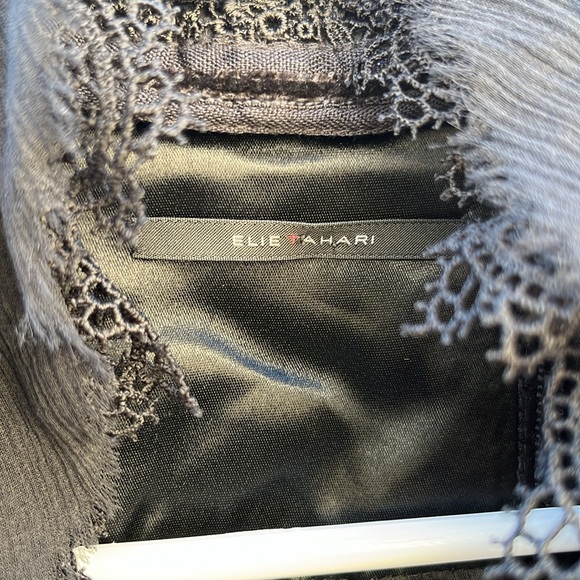 Elie Tahari | Jackets & Coats | Elie Tahari Silk Chiffon Jacket ...